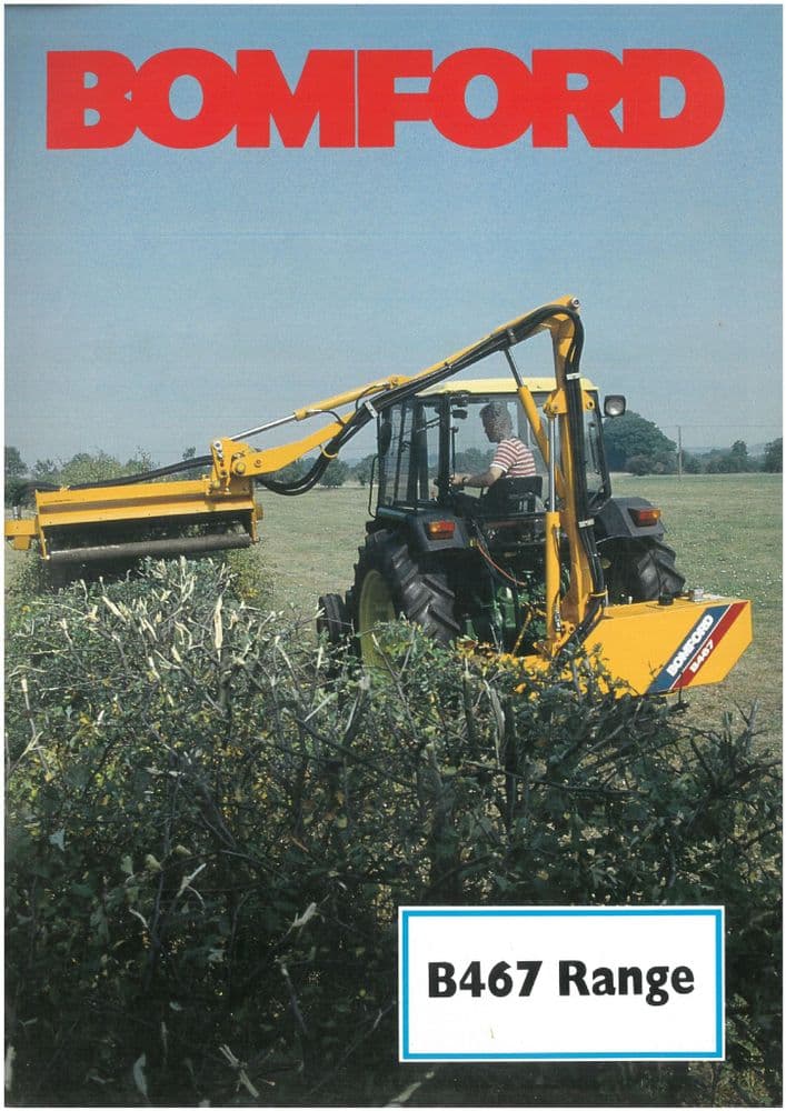 Bomford Hedgecutter B467 Hedgetrimmer Brochure