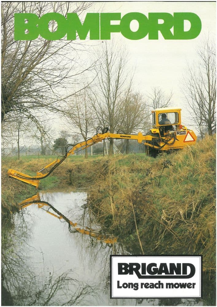 Bomford Long Reach Mower Hedgetrimmer Brigand 727 Brochure