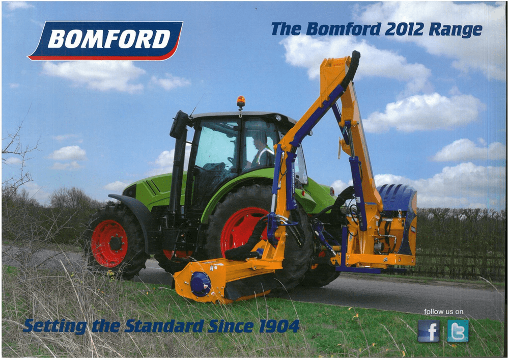 Bomford Product Range 2012 Mower Toppers Brochure