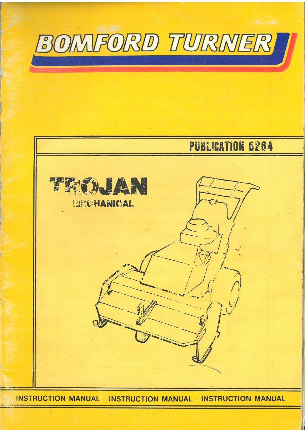 Bomford Turner Trojan Tractor Units Only - Operators Manual and Parts List