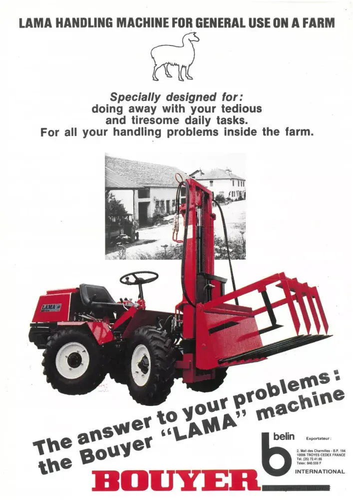 Bouyer Forklift Lama 300 & 500 Brochure