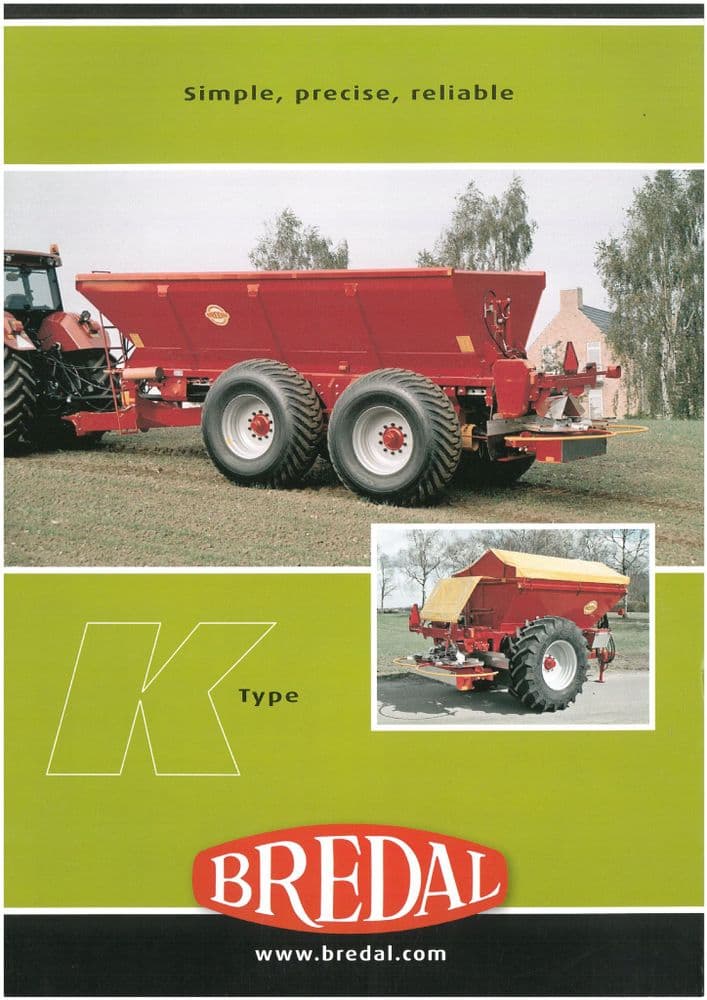 Bredal Spreader K Type - Simple Precise Reliable - K40 K45 K65 K85 K105 ...