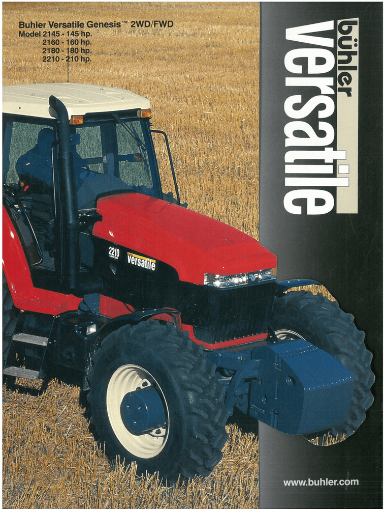 BUHLER VERSATILE TRACTOR - 2145 2160 2180 2210 BROCHURE - 1RS