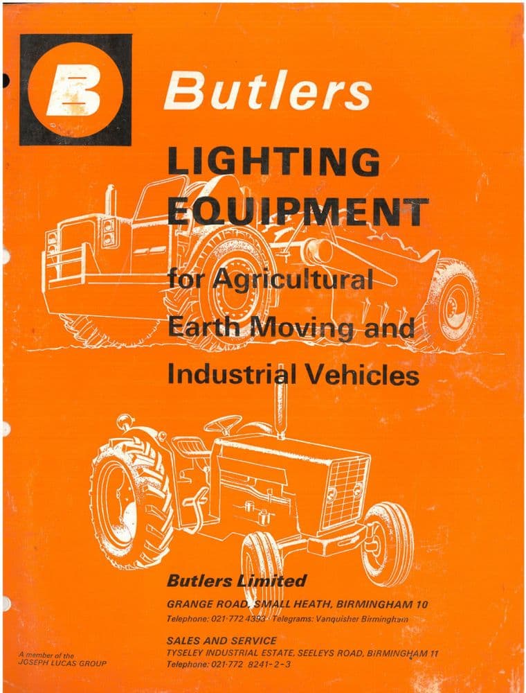 Butler Lighting Equipment Brochure