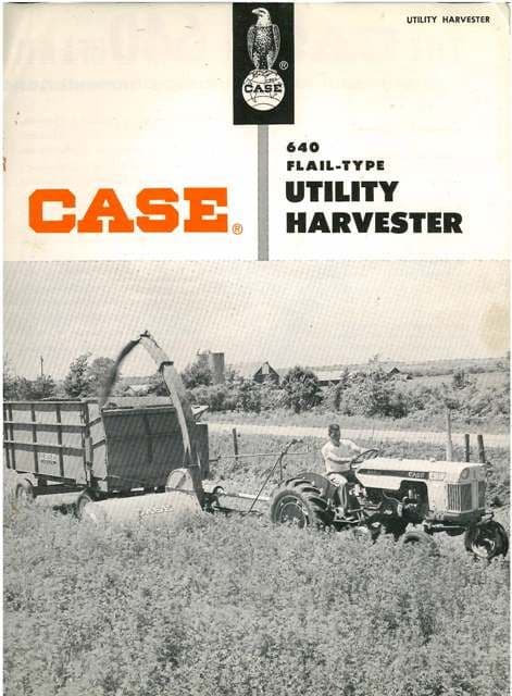 Case 640 Flail-Type Utlility Harvester Brochure