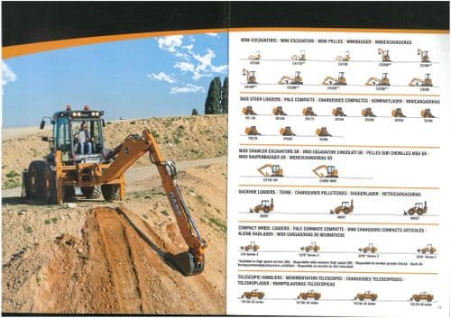 Case Construction "The Range" Brochure - Excavator Wheel Loader Skid ...
