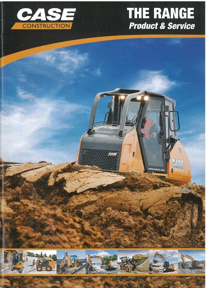 Case Construction "The Range" Brochure - Excavator Wheel Loader Skid ...
