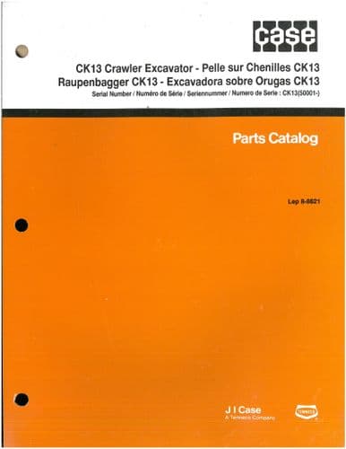 Crawler Excavator Manuals