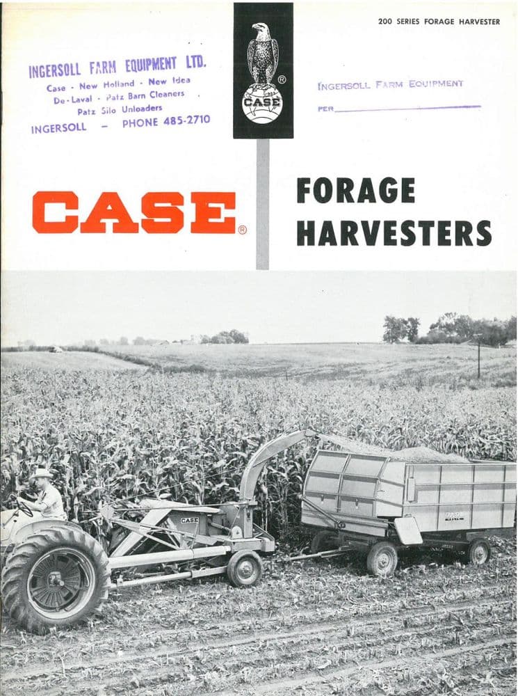 Case Forager Forage Harvester 211 & 212 Brochure