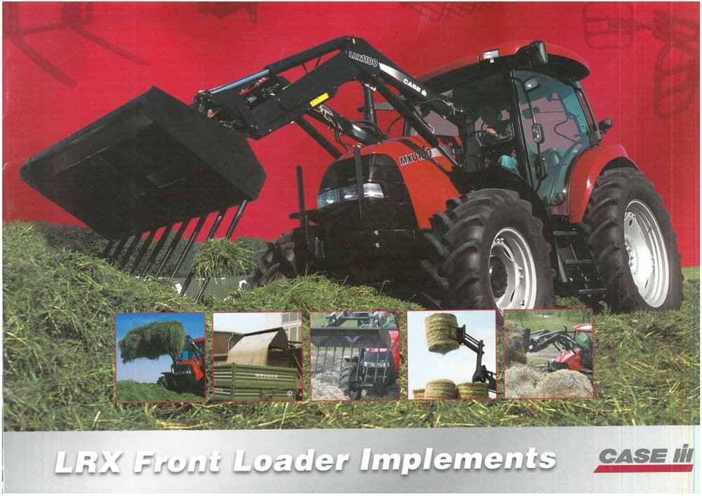Case Front Loader LRX Implements Brochure