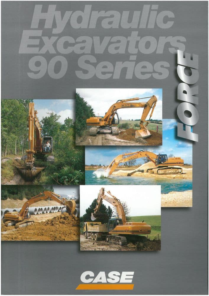 Case Hydraulic Excavators 90 Series Force Brochure