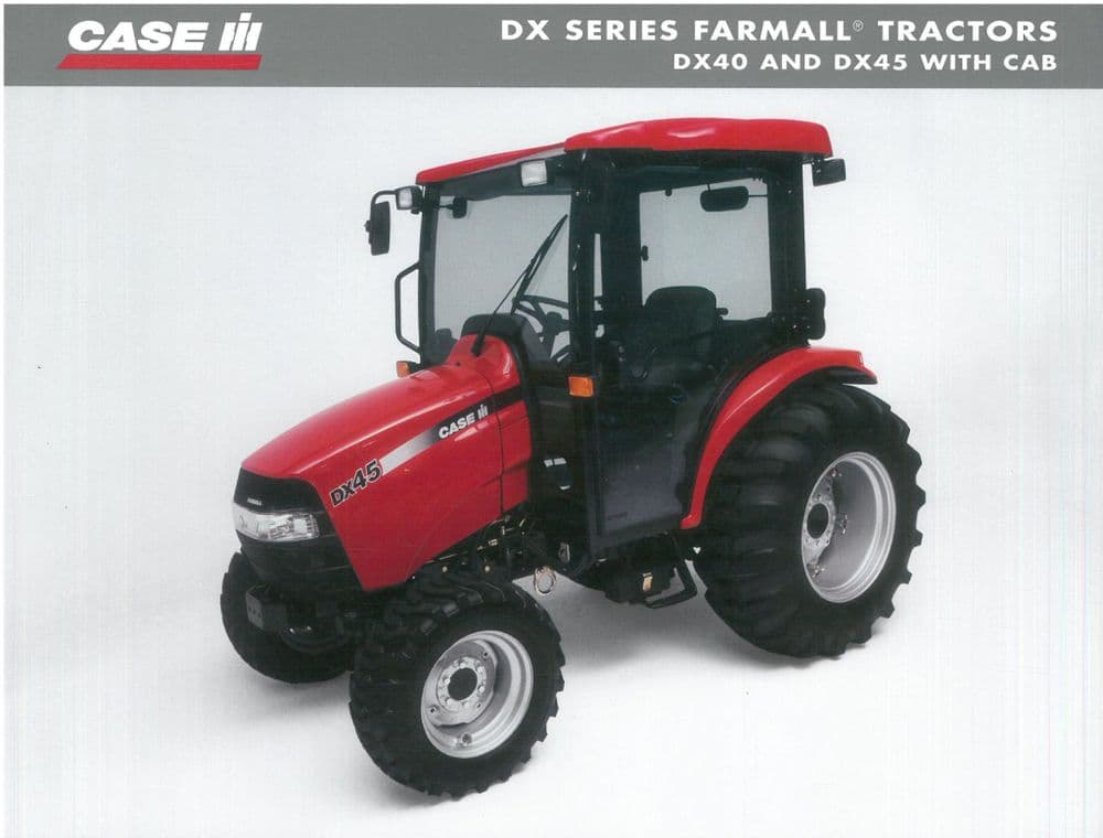 Case IH Compact Tractor DX40 & DX45 Brochure