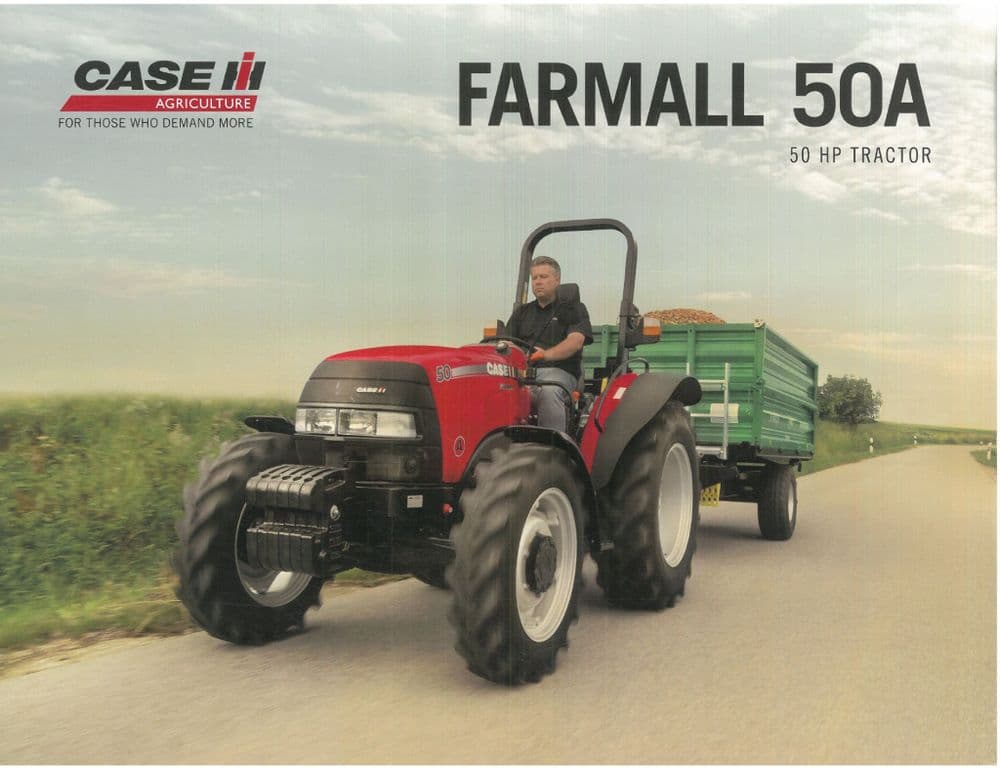 Case IH Farmall Tractor 50A Brochure