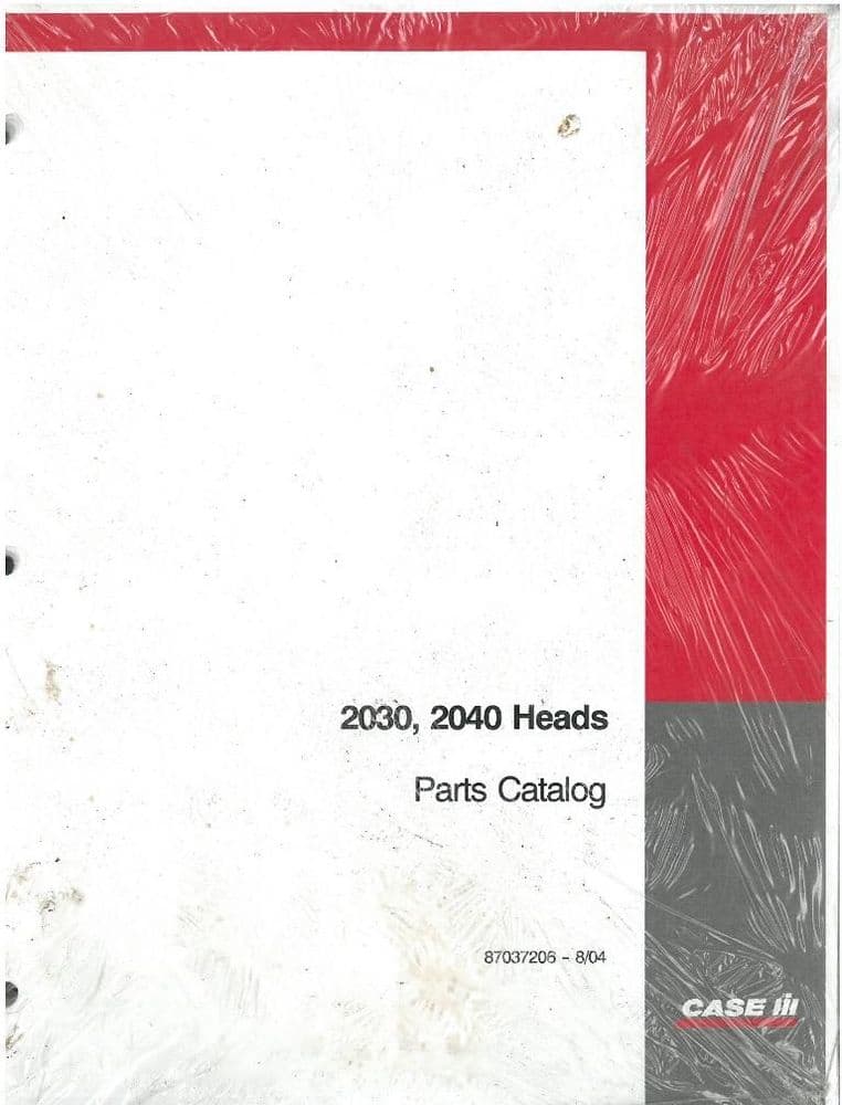 Case IH Header 2030 & 2040 Parts Manual