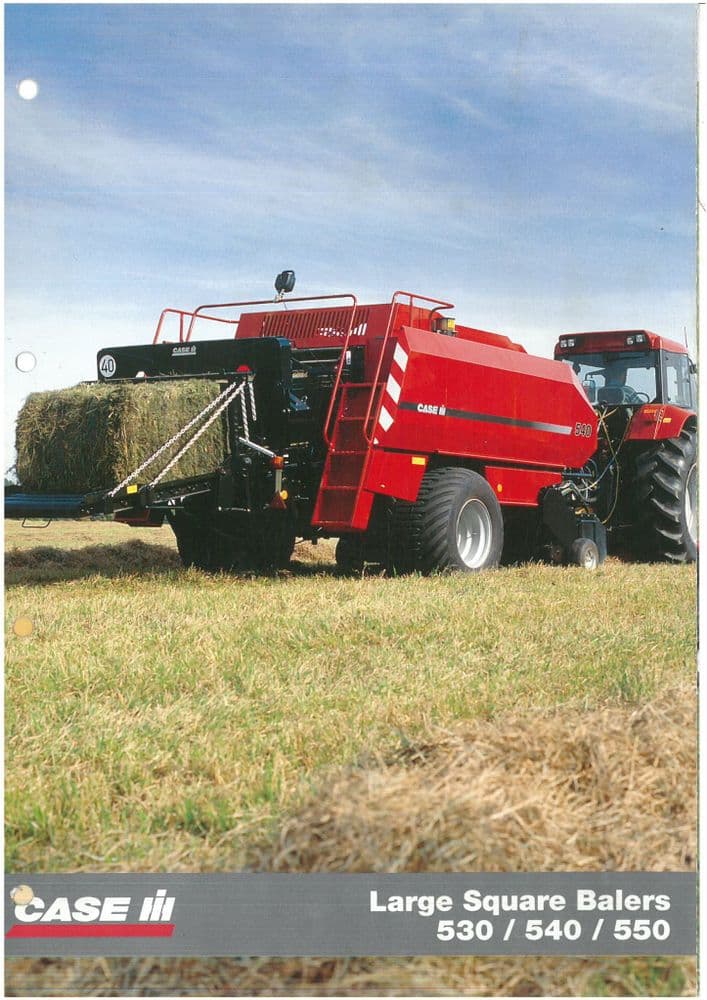 Case IH Large Square Baler 530 540 550 Brochure