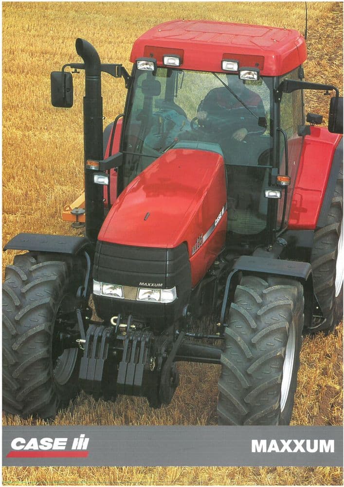 Case IH Maxxum Tractor Models MX100 MX110 MX120 MX135 Brochure