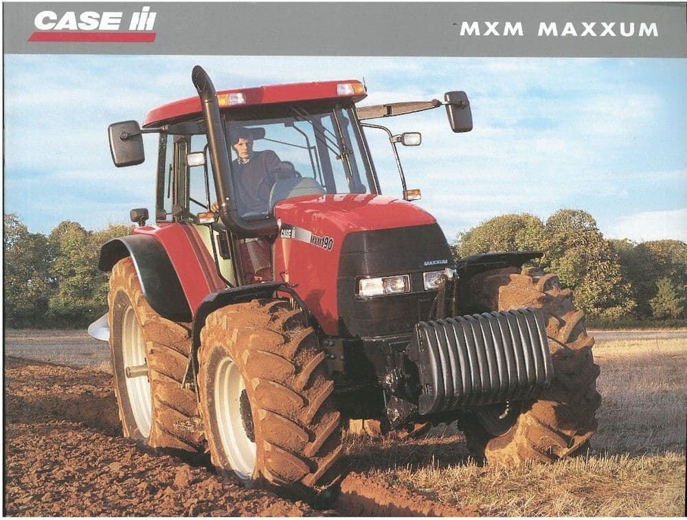 Case IH MXM MAXXUM Tractor 190 Brochure MXM120 MXM130 MXM140 MXM155 ...