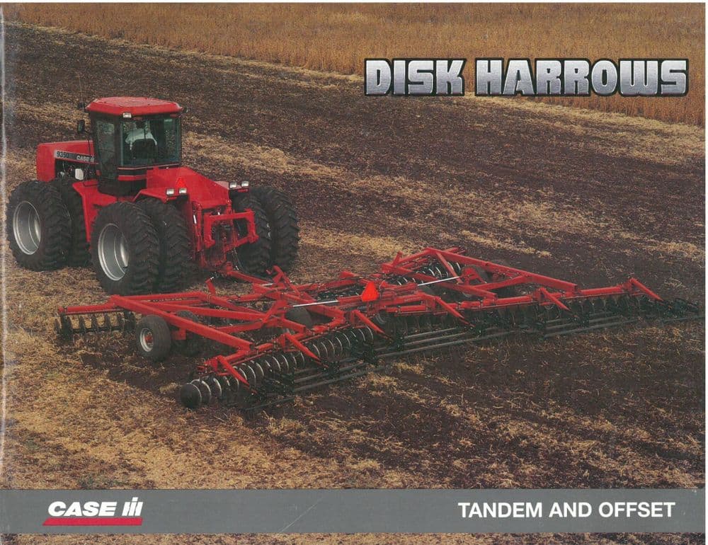Case IH Tandem & Offset Disk Harrows 3800 3950 485 760 501 596 770 780 ...