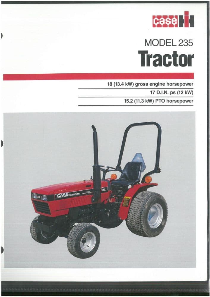 Case IH Tractor 235 Brochure