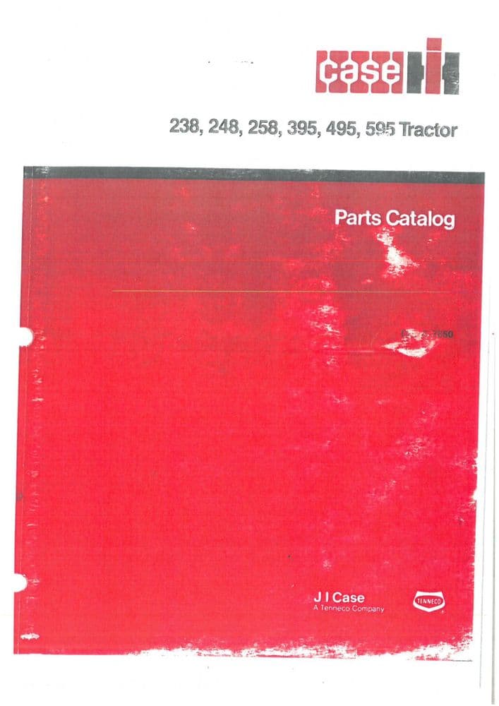 Case IH Tractor 238 248 258 395 495 595 Parts Manual