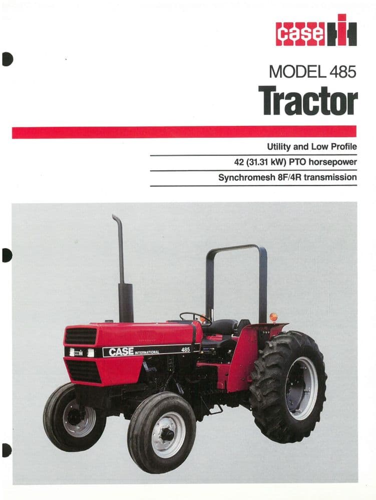 Case IH Tractor 485 Brochure