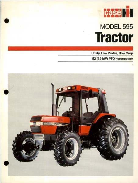 Case IH Tractor 595 Brochure