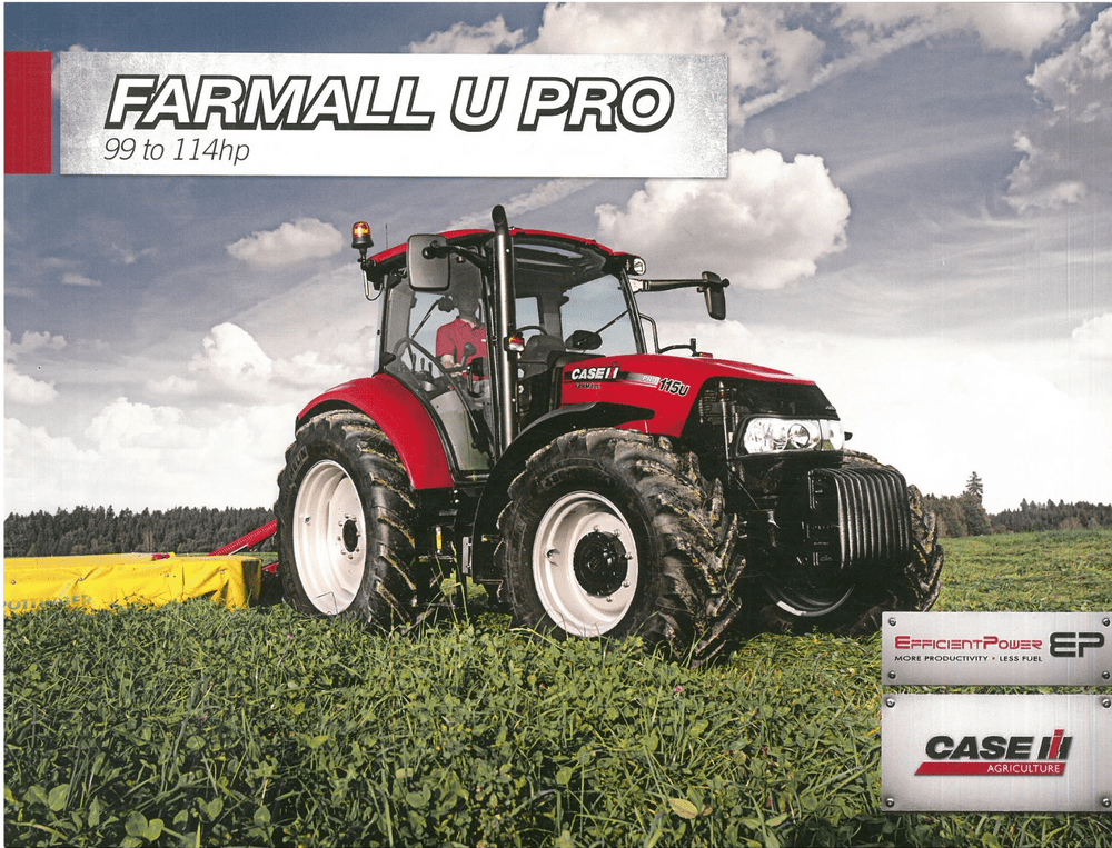 Case IH Tractor Farmall U Pro Brochure - 95 U Pro 105 U Pro 115 U Pro--