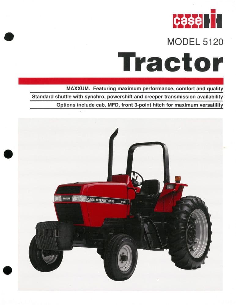 Case IH Tractor Model 5120 Brochure