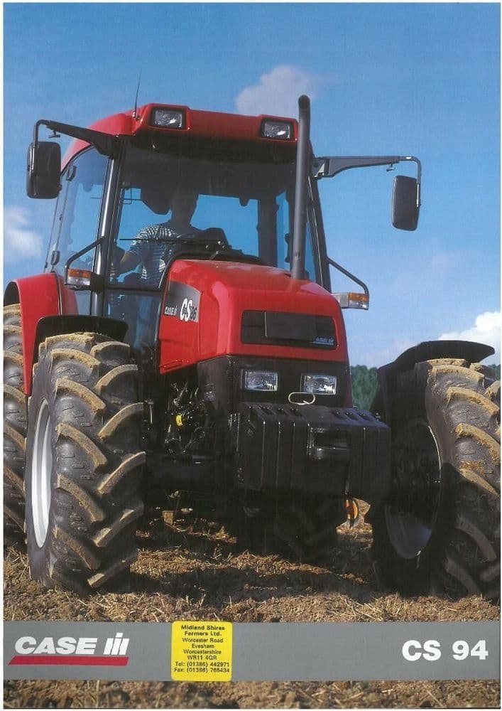 Case IH Tractor - Model CS94 Brochure - SW3