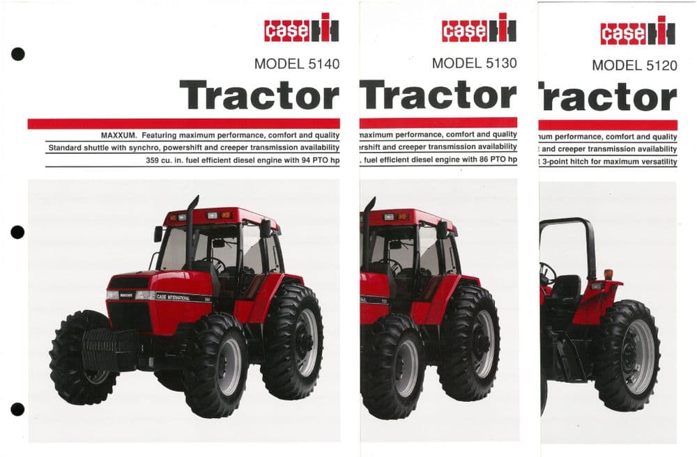 Case IH Tractor Models 5120 5130 5140 Brochure