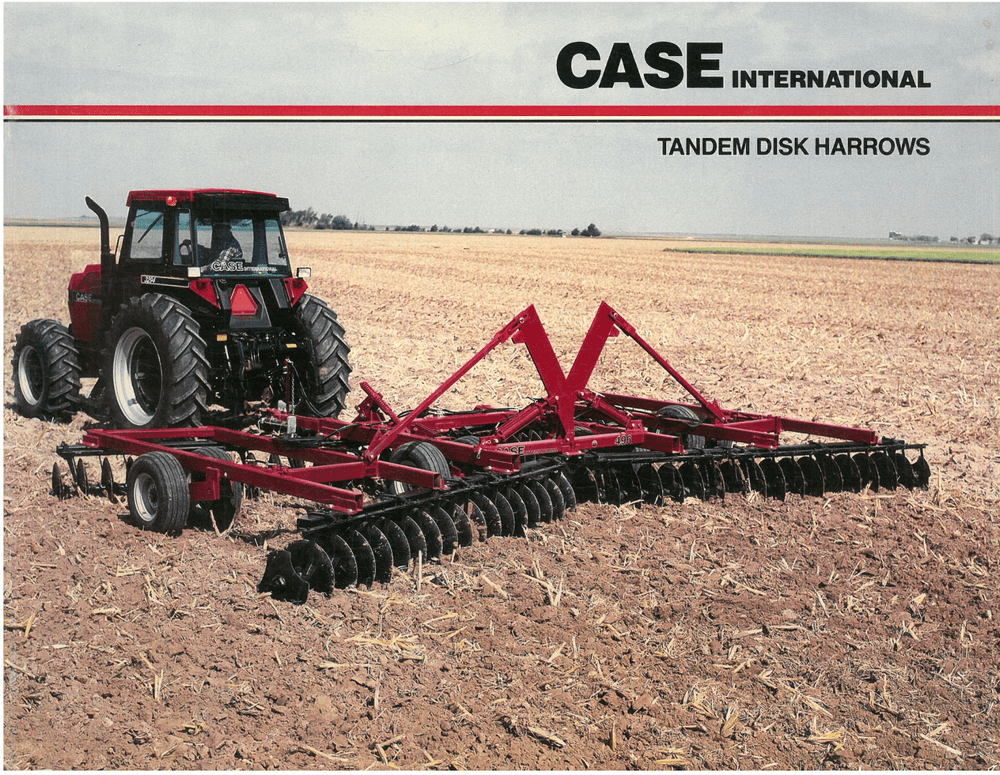 Case International Disk Harrows 122 350 370 475 485 496 502 596 Brochure