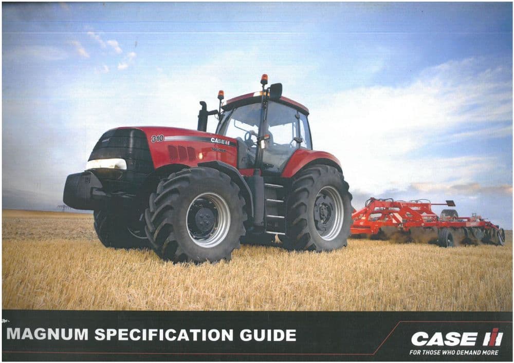 Case International Magnum Specification Guide 225 250 280 310 Brochure