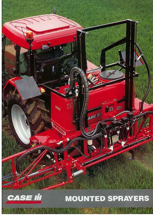 Case Mounted Sprayers - Models MM MD and MS Brochure