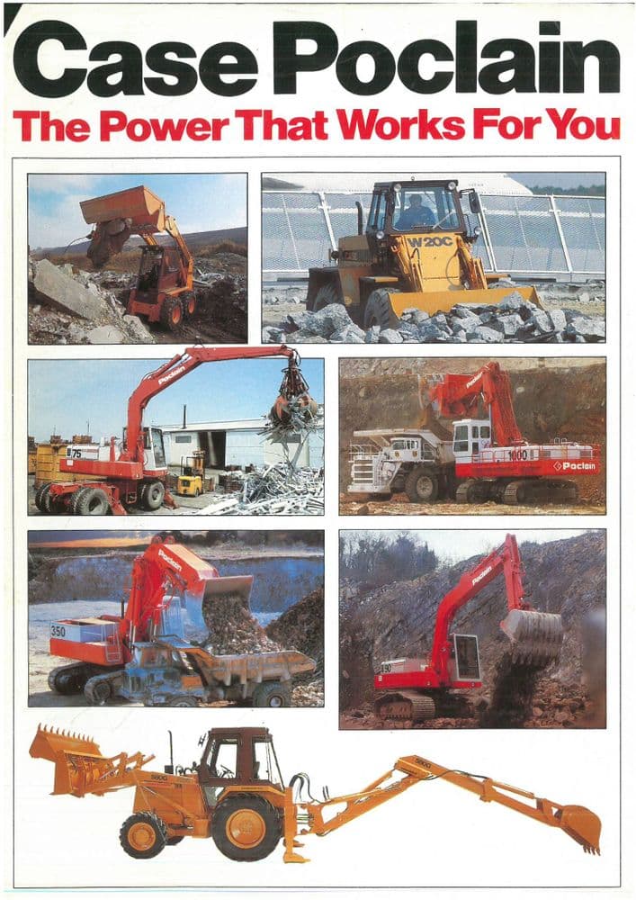 Case Poclain The Power That Works For You Brochure