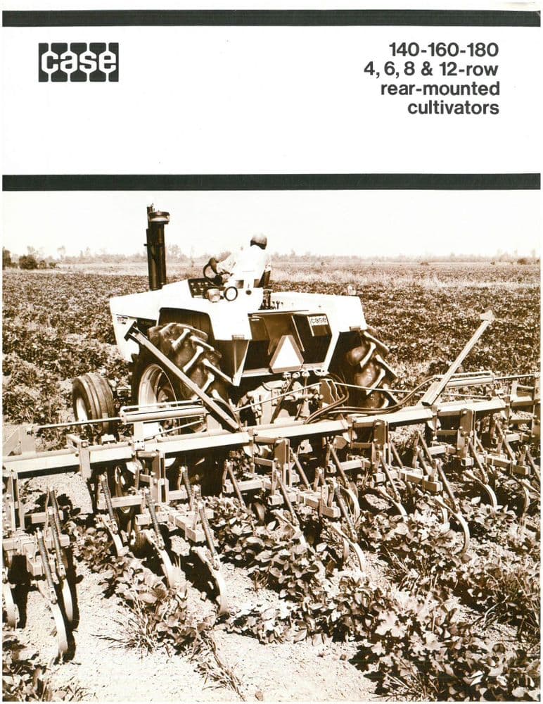 Case Rear Mounted Cultivator 140 160 180 Brochure