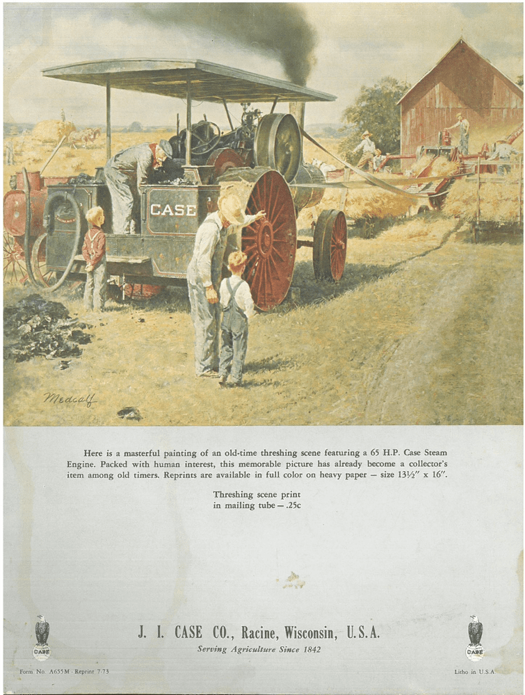 Case Steam Traction Engine Brochure - AL01