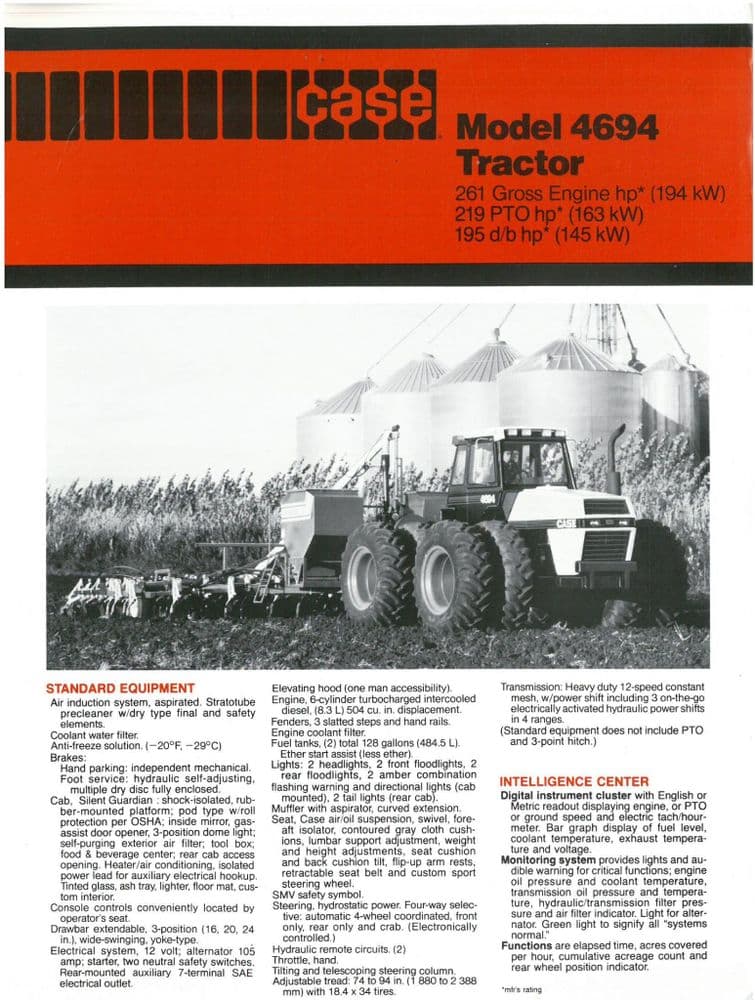 Case Tractor 4694 Brochure