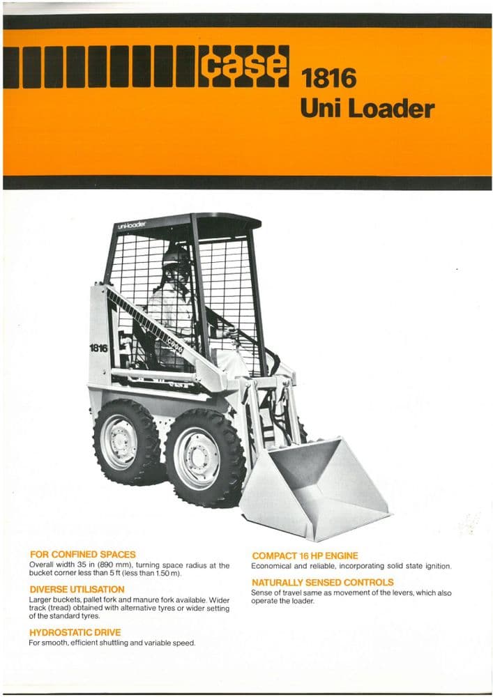 Case Uni Loader 1816 Brochure
