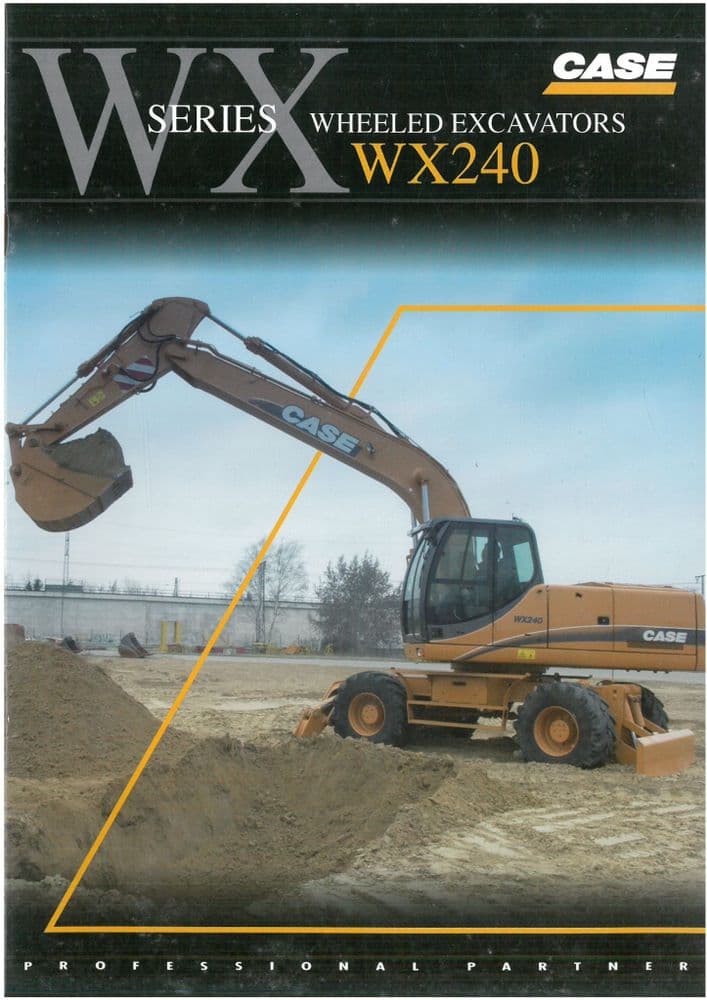 Case Wheeled Excavator WX240 Brochure