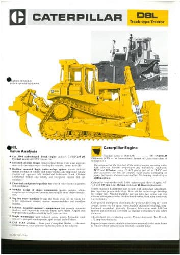 Caterpillar Construction Brochures