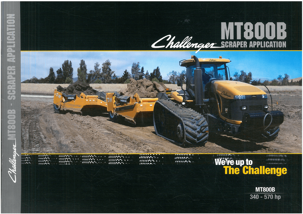 Cat Challenger Scraper Application MT835B MT845B MT855B MT865B MT875B ...