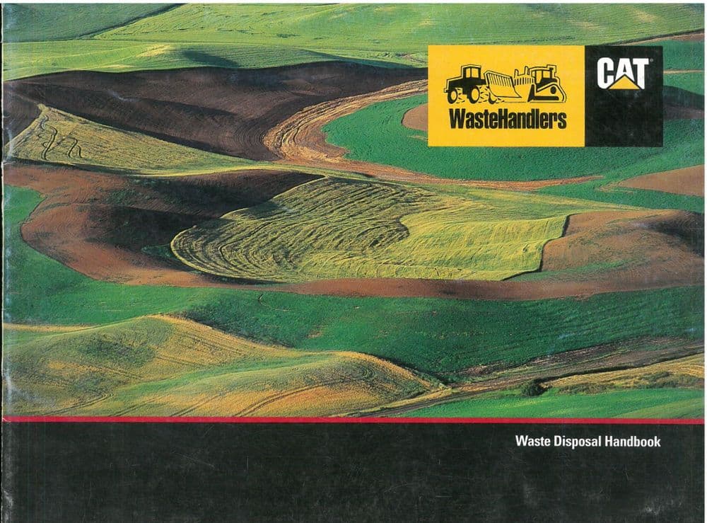 Caterpillar Cat Waste Handlers Waste Disposal Handbook Brochure