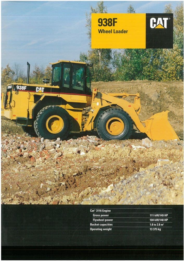 Caterpillar CAT Wheel Loader 938F Brochure