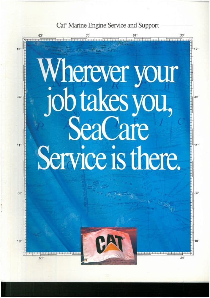 Caterpillar Marine Engine Service and Support Brochure