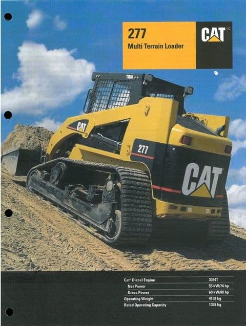 Caterpillar Multi Terrain Loader 277 Brochure