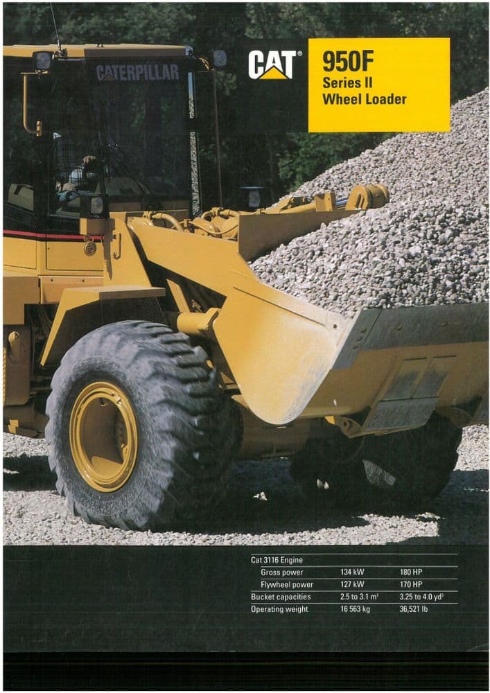 Caterpillar Wheel Loader 950F Series II Brochure