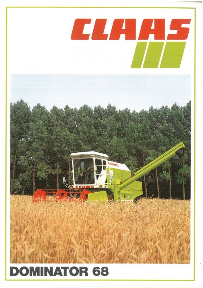 Claas Combine Dominator 68 Brochure