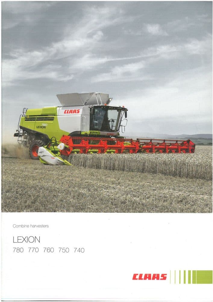 Claas Combine Lexion - 780 770 760 750 740 Brochure