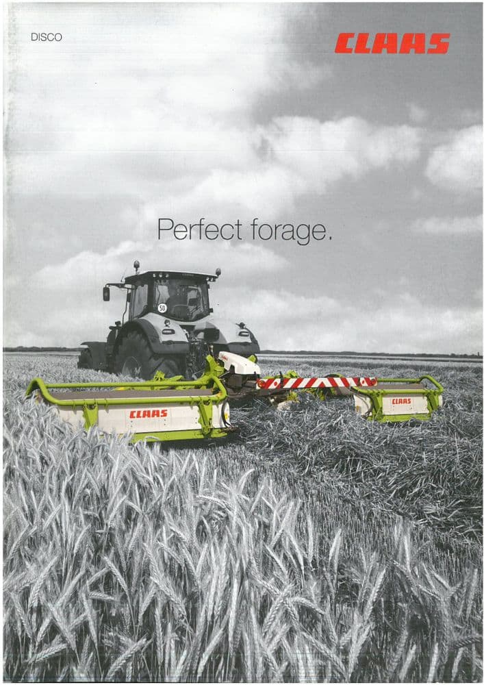 Claas Disco Forager " Perfect forage " Brochure