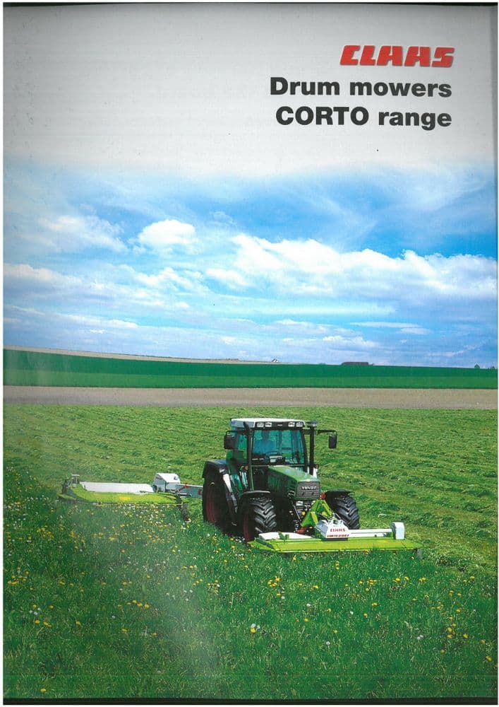 Claas Drum Mower Corto Range Brochure